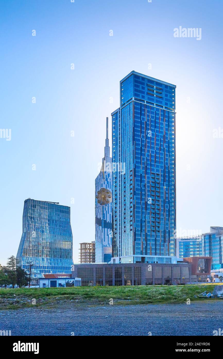 Batumi, Georgia - May 2, 2017: City view with nice modern high ...