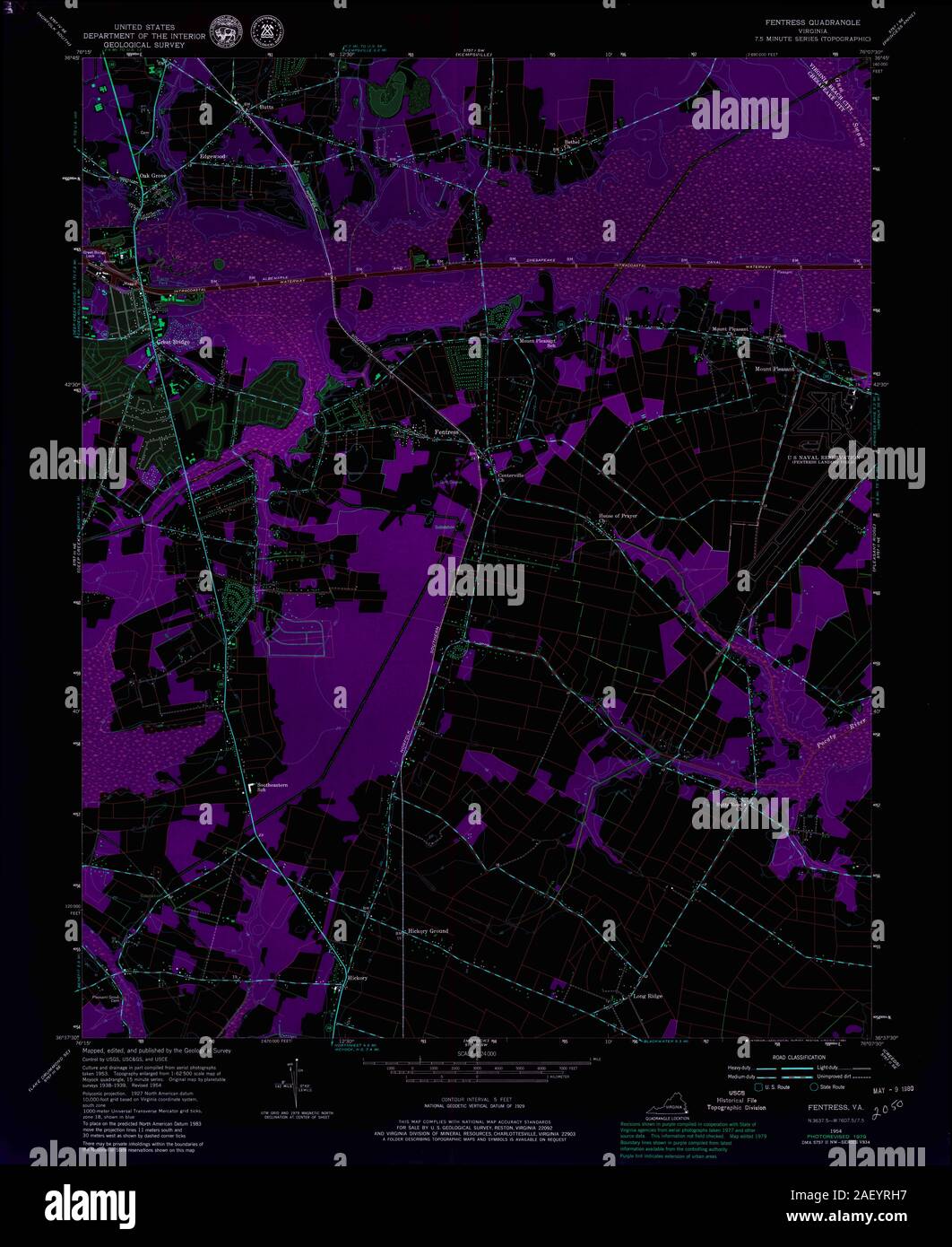 Fentress map hi-res stock photography and images - Alamy