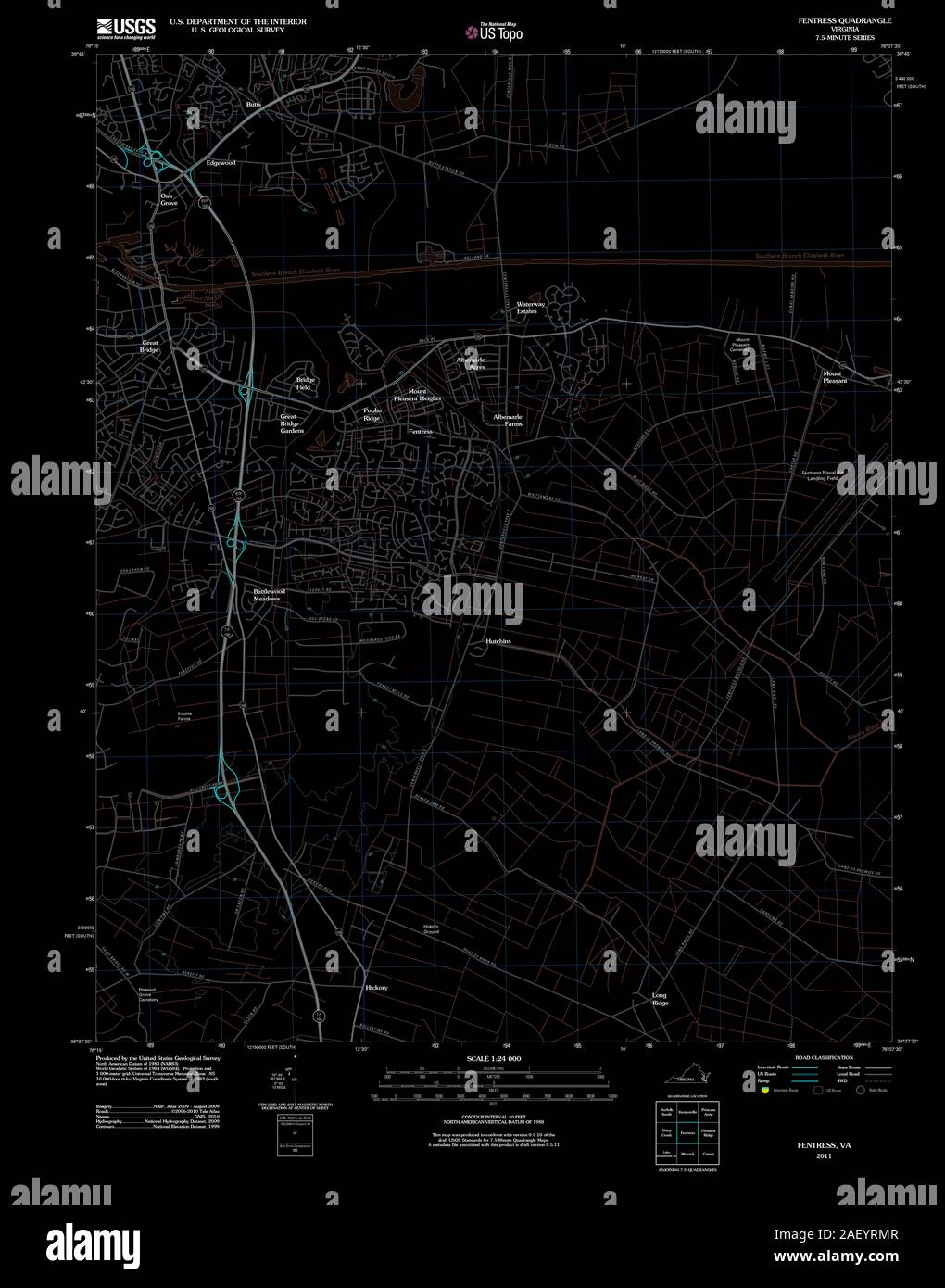 Fentress map hi-res stock photography and images - Alamy