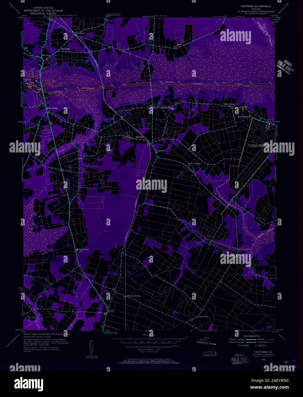 Fentress map hi-res stock photography and images - Alamy