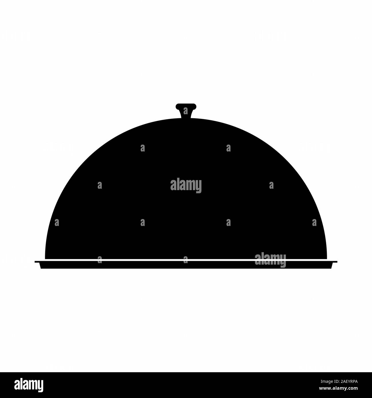 Food dome silhouette Stock Vector Image & Art - Alamy