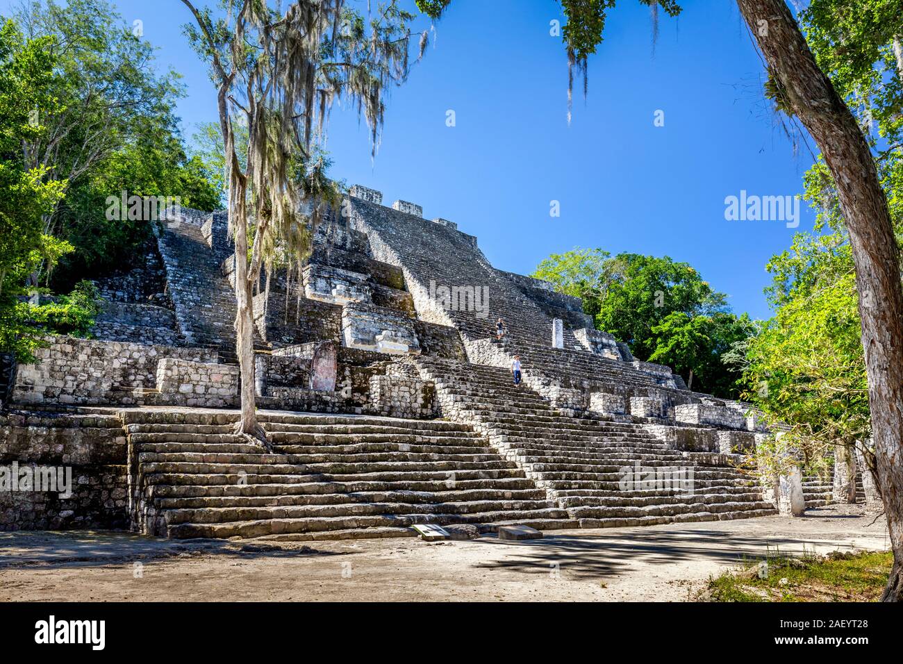 A pyramid of ancient mayan site hi-res stock photography and images - Alamy