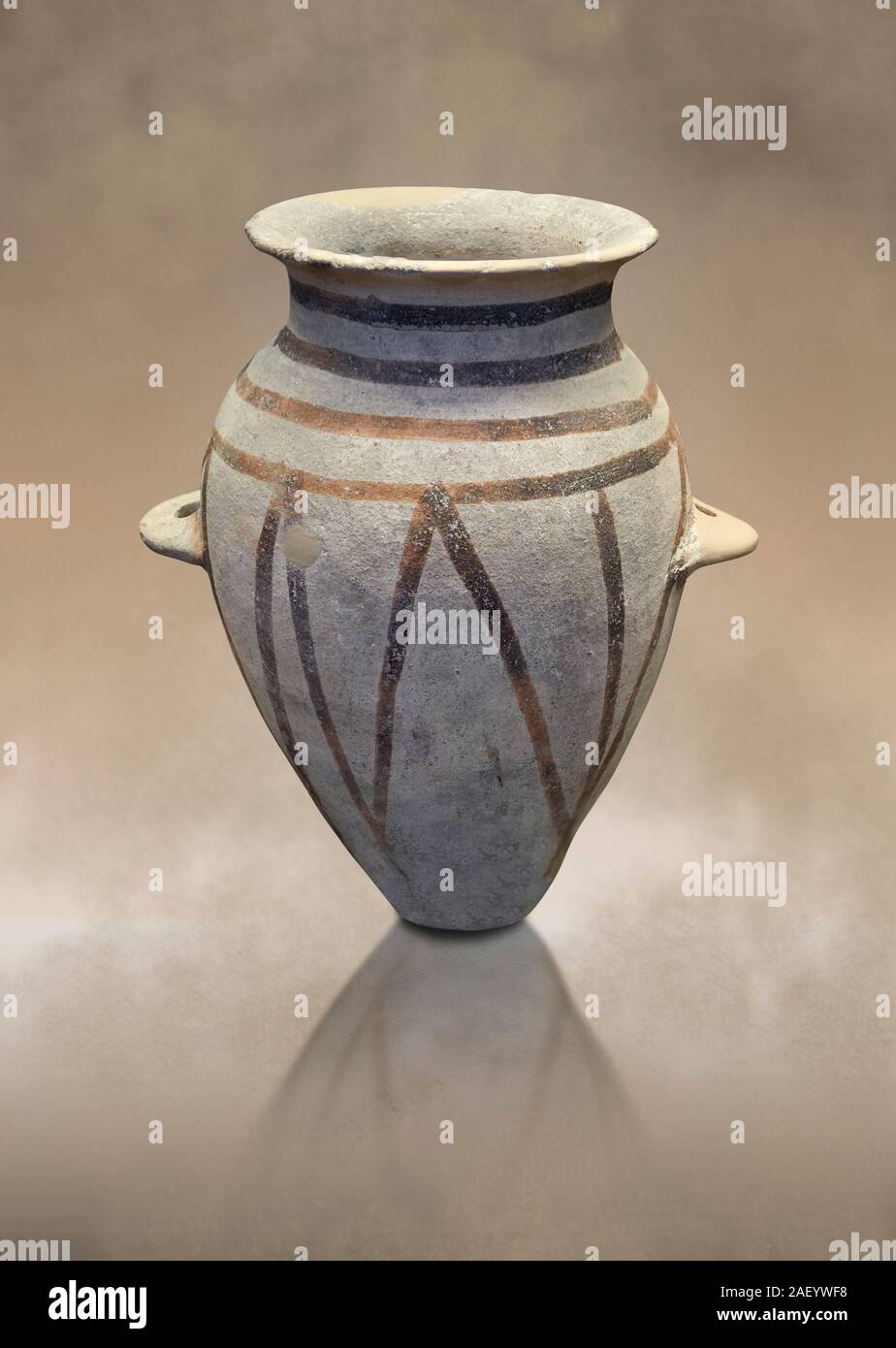 Small pithos with geometric motifs Early Cycladic III (2300-200 BC ...