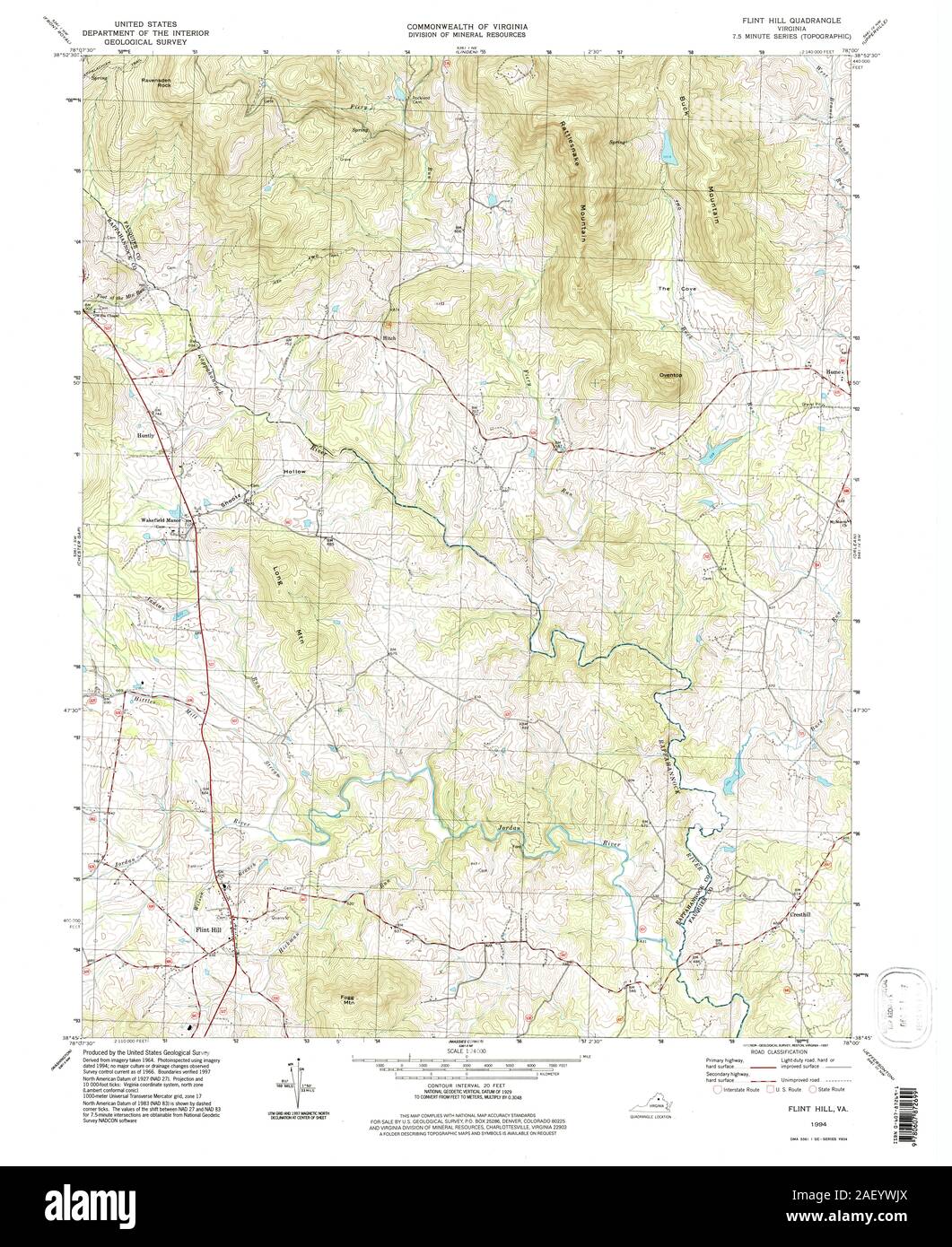 Map of flint Cut Out Stock Images & Pictures - Alamy