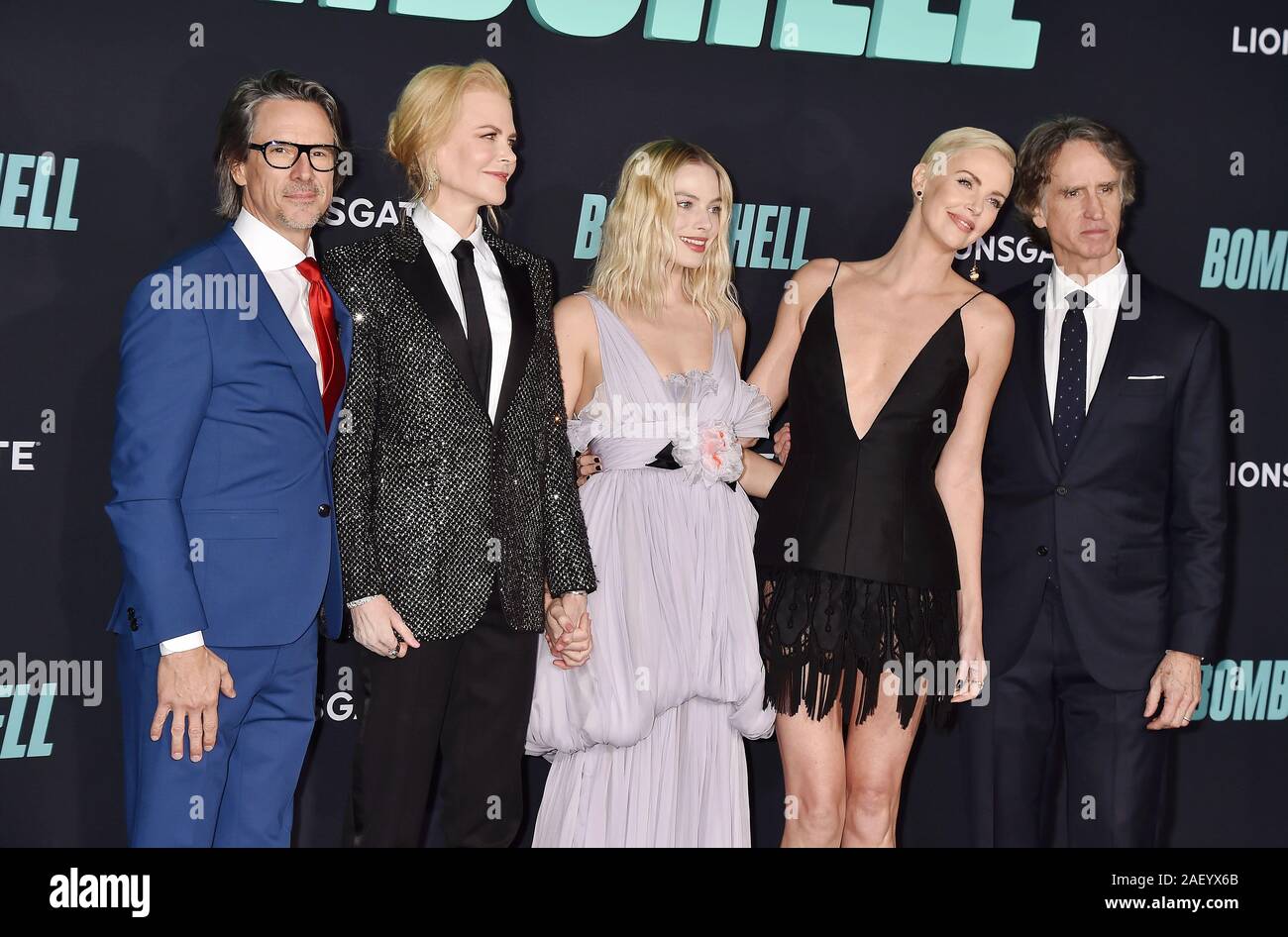 WESTWOOD, CA - DECEMBER 10: (L-R) Charles Randolph, Nicole Kidman ...