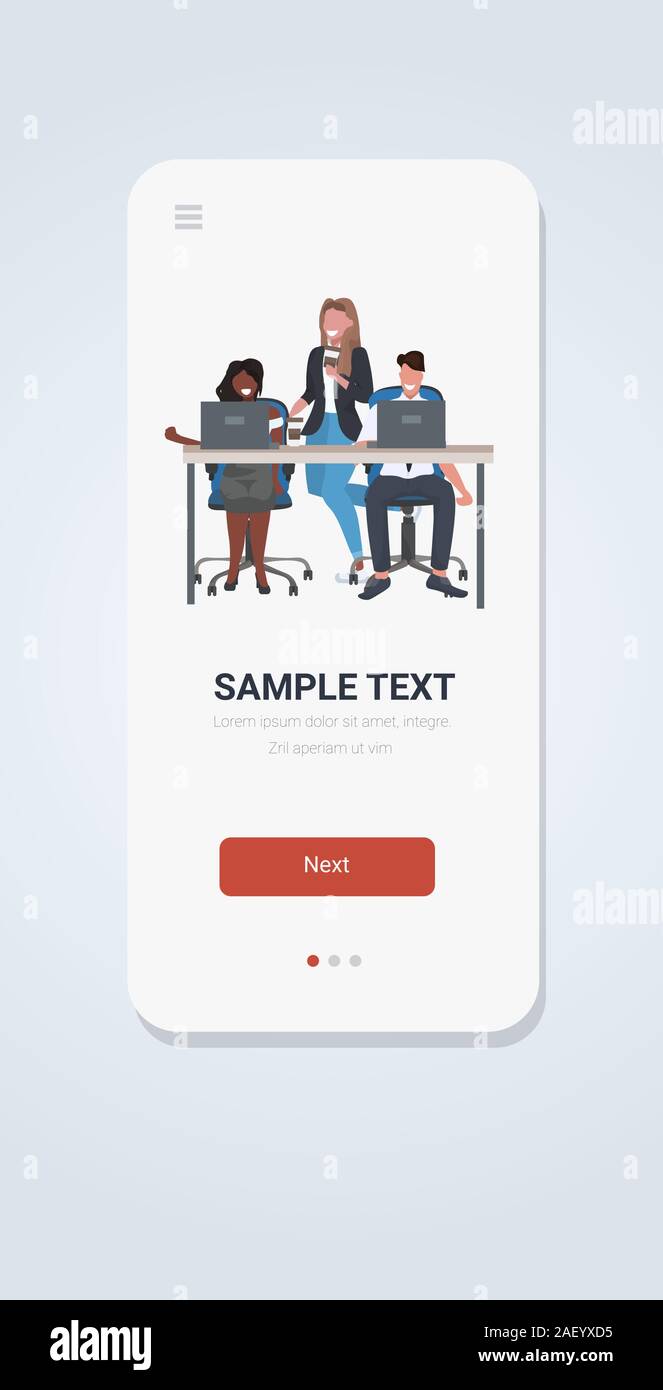 Mix race people smiling Stock Vector Images - Alamy