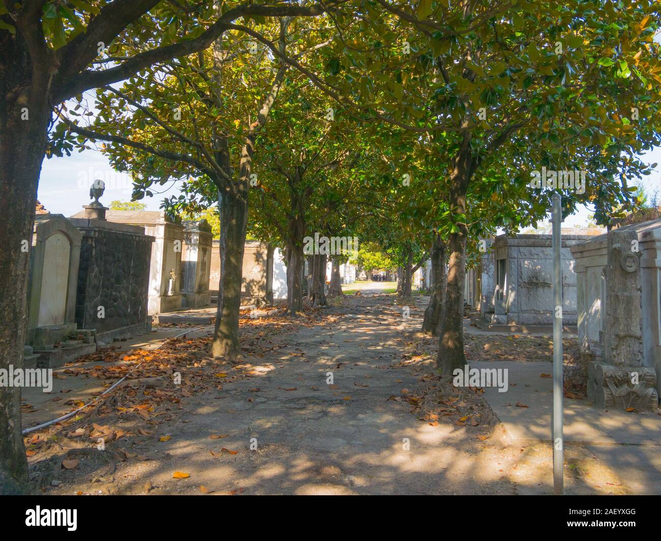 Ornate family mausoleums in Lafayette Cemetery #1 in New Orleans ...