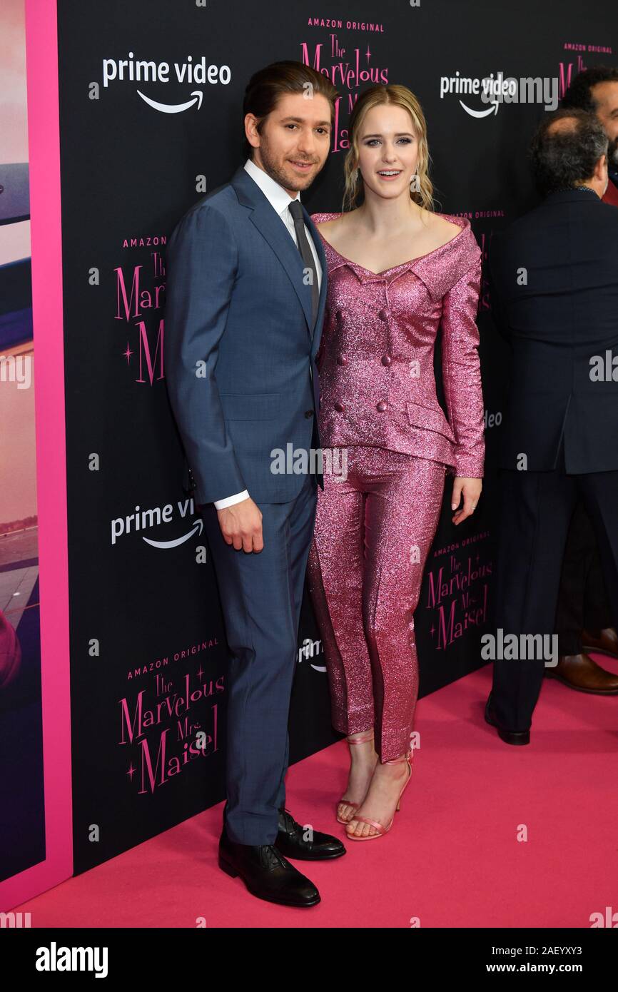 Michael Zegen and Rachel Brosnahan attend The Marvelous Mrs. Maisel ...