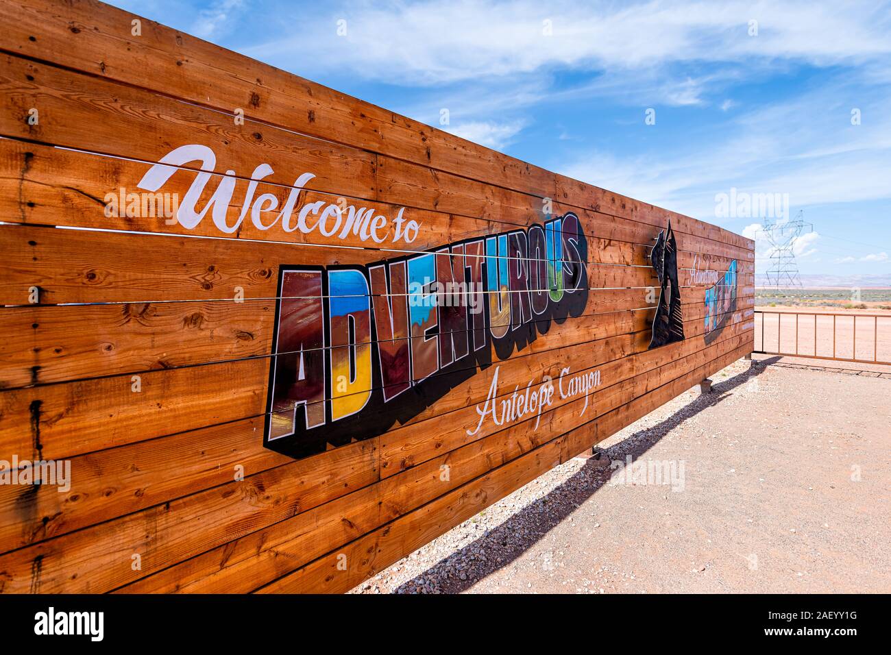 Navajo reservation sign hi-res stock photography and images - Alamy