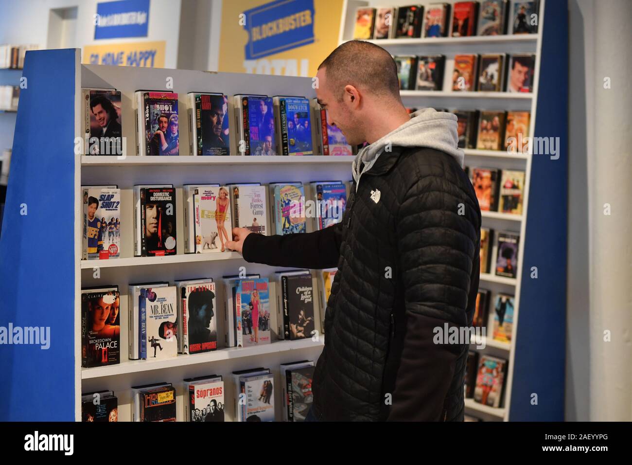 Dumbgood x Blockbuster pop-up store, New York, USA - 06 Dec 2019 - The ...