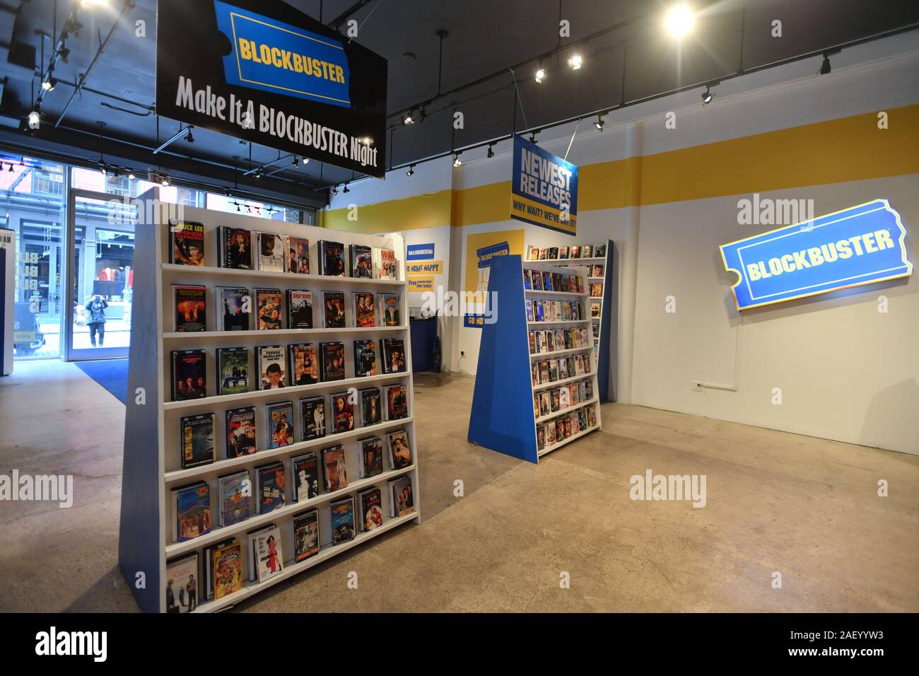 Dumbgood x Blockbuster pop-up store, New York, USA - 06 Dec 2019 - The ...
