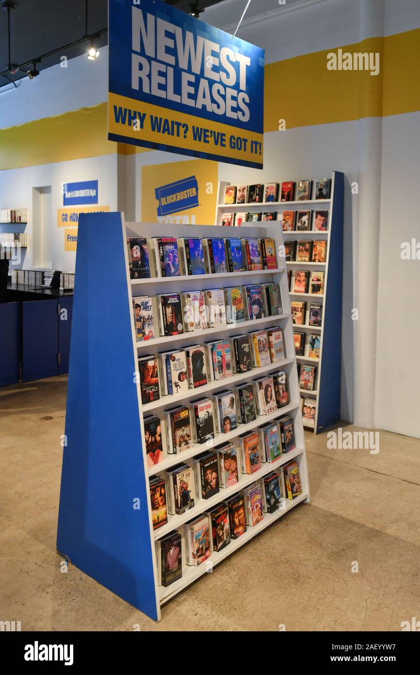 Dumbgood x Blockbuster pop-up store, New York, USA - 06 Dec 2019 - The ...