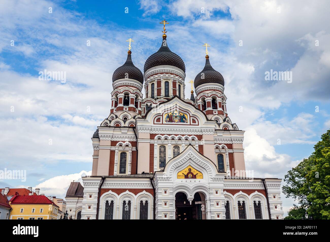 Morning View Of Alexander Nevsky Cathedral. Famous Orthodox Cathedral ...