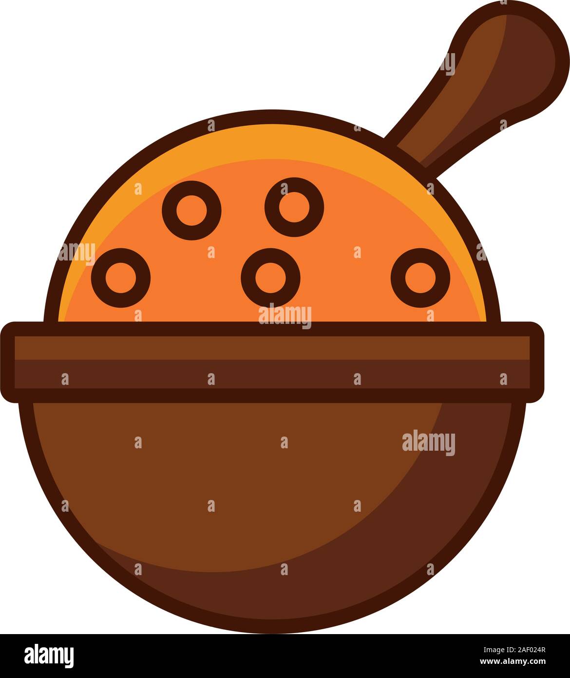 Marmalade in bowl on Stock Vector Images - Alamy