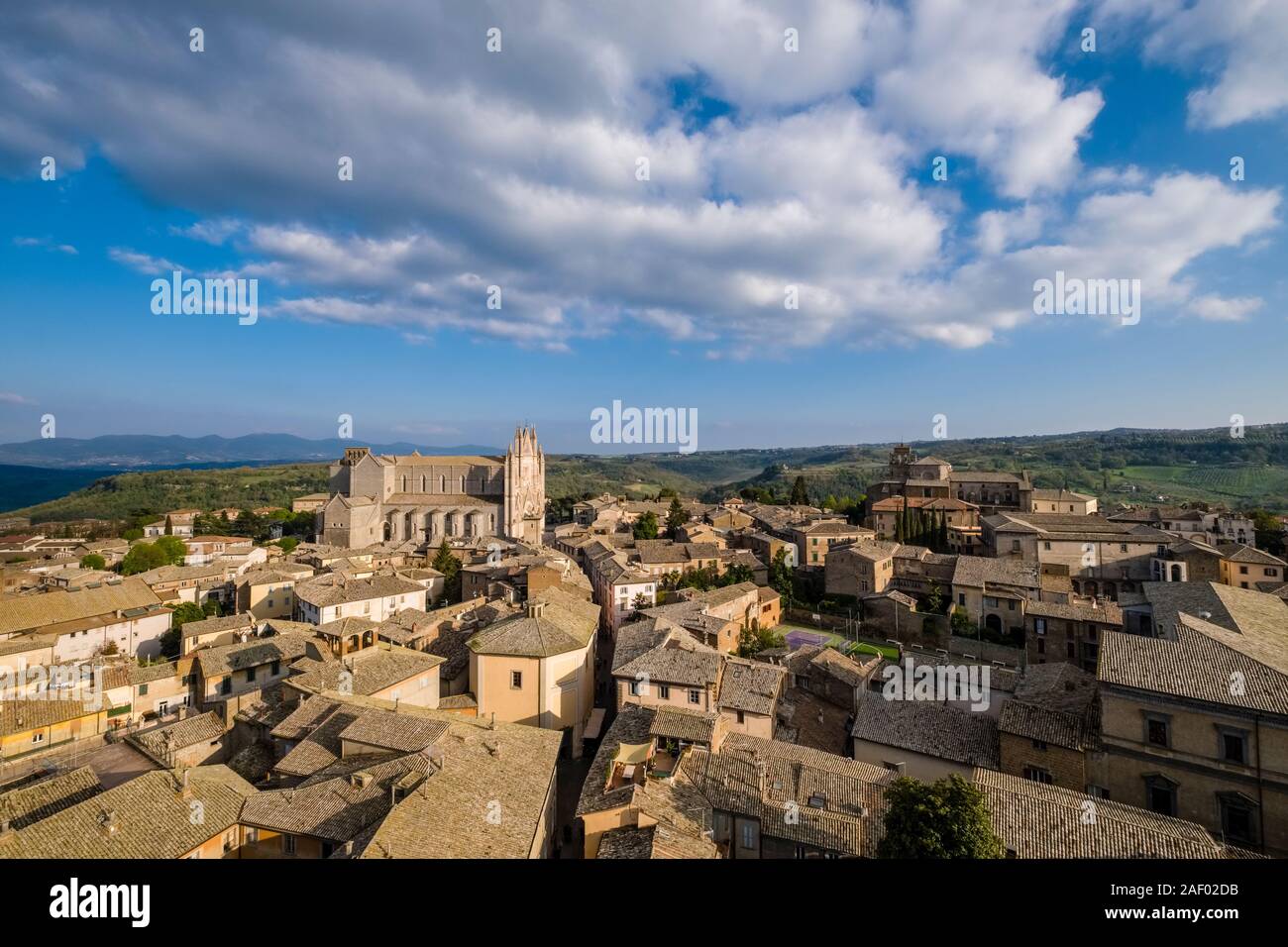 Duomo of orvieto aerial hi-res stock photography and images - Alamy