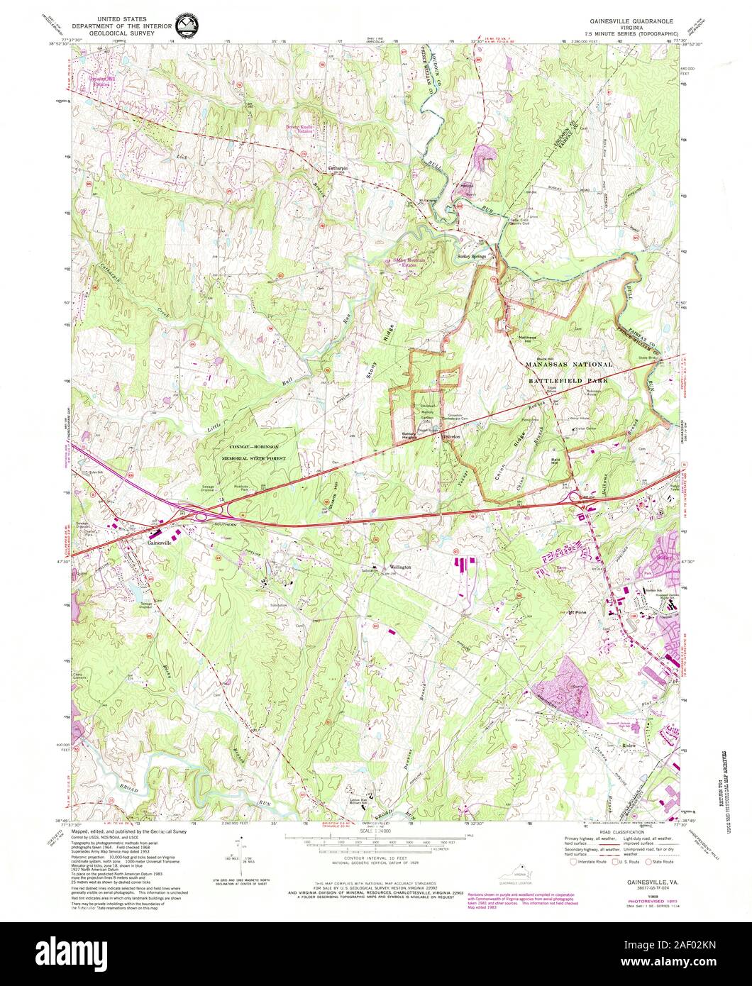 Map of gainesville Cut Out Stock Images & Pictures - Alamy