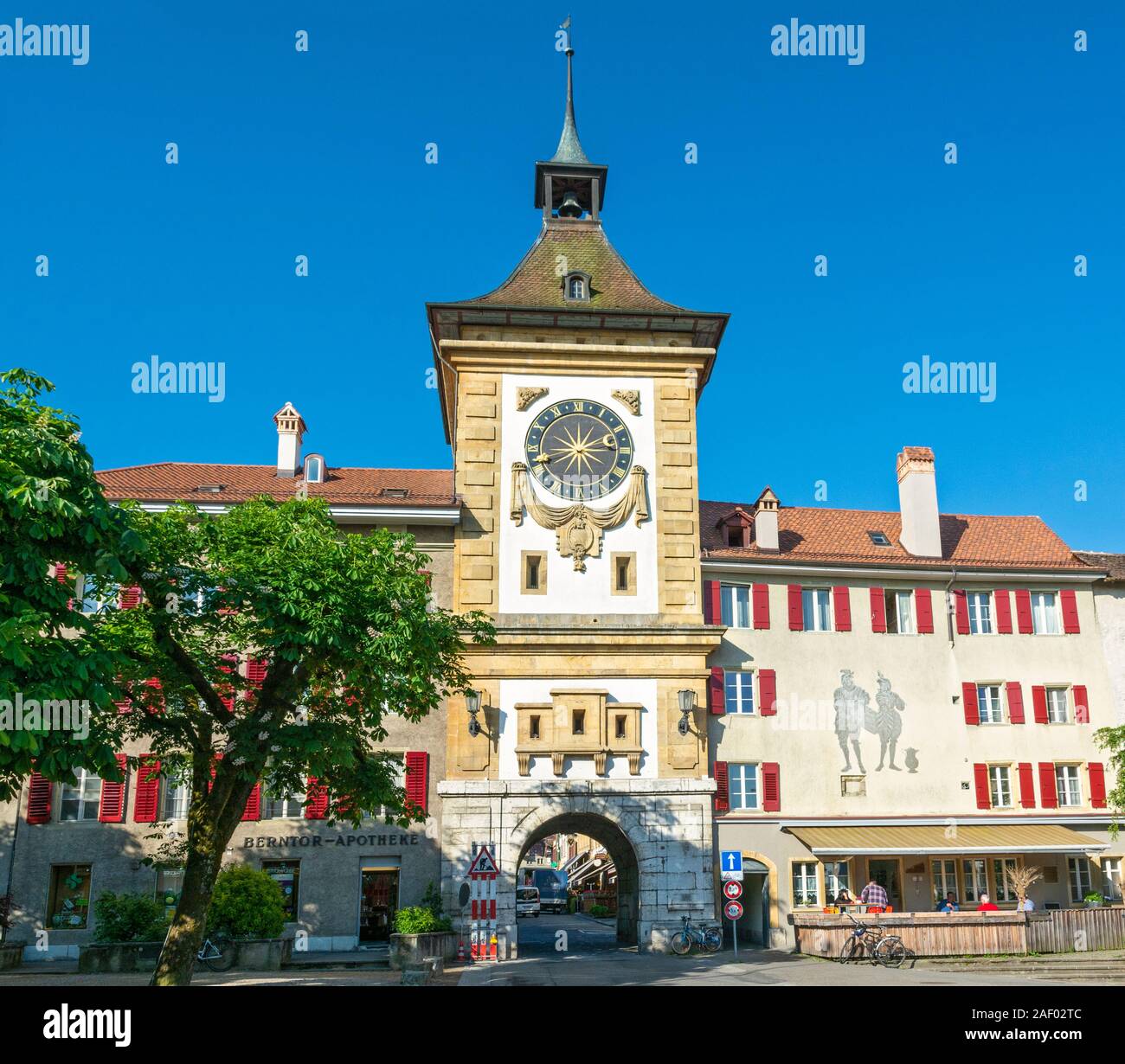 Switzerland, Fribourg Canton, Murten in German, Morat in French, Bern ...