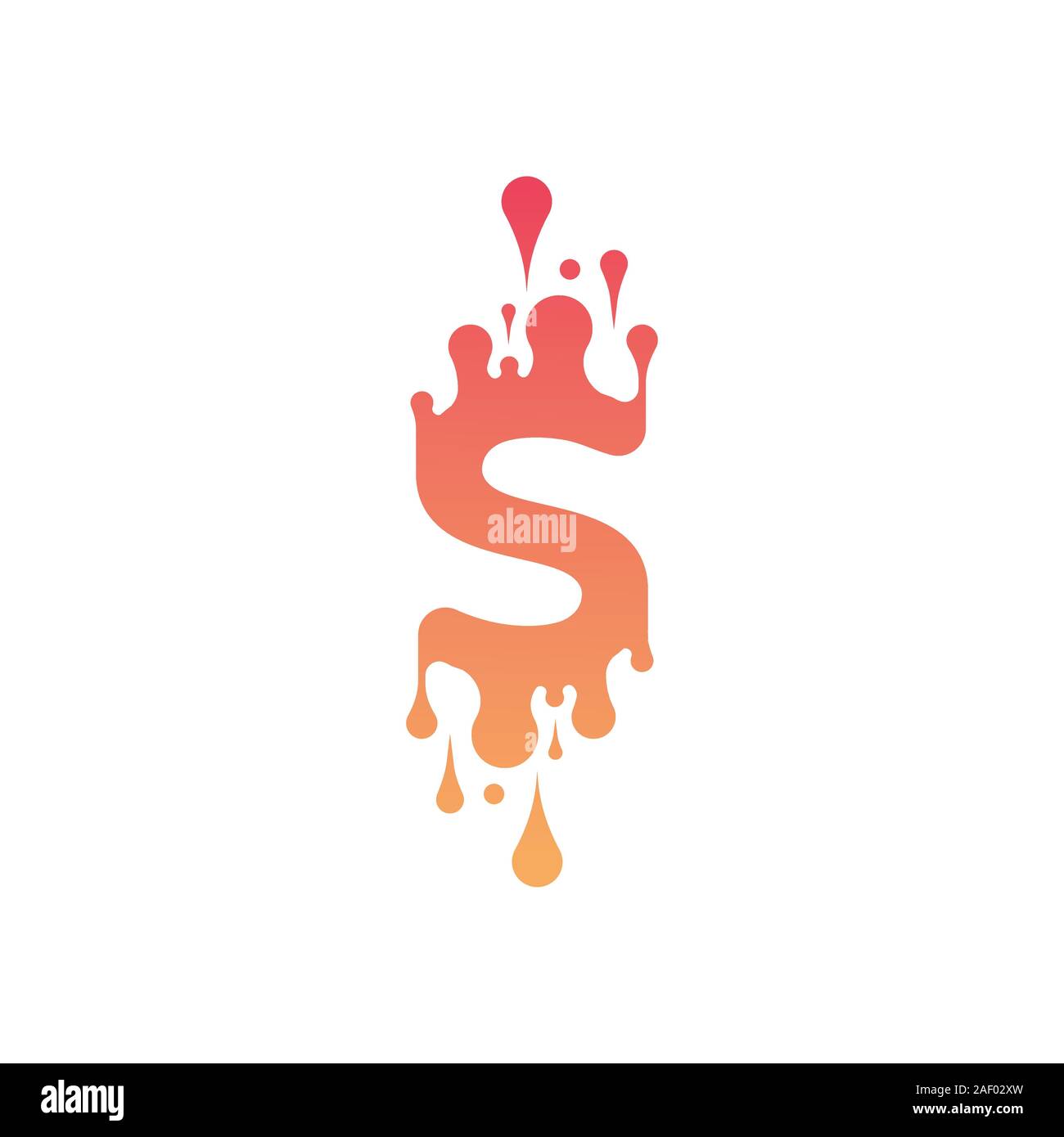Letter S with fire symbol logo design vector template Stock Vector ...