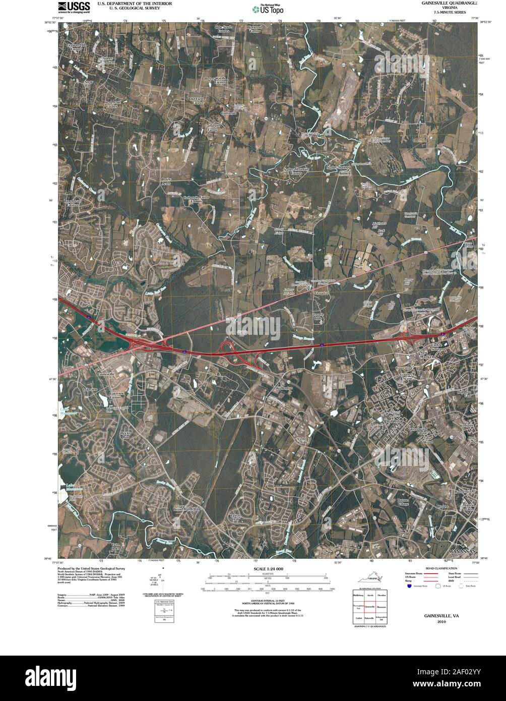 Map of gainesville Cut Out Stock Images & Pictures - Alamy