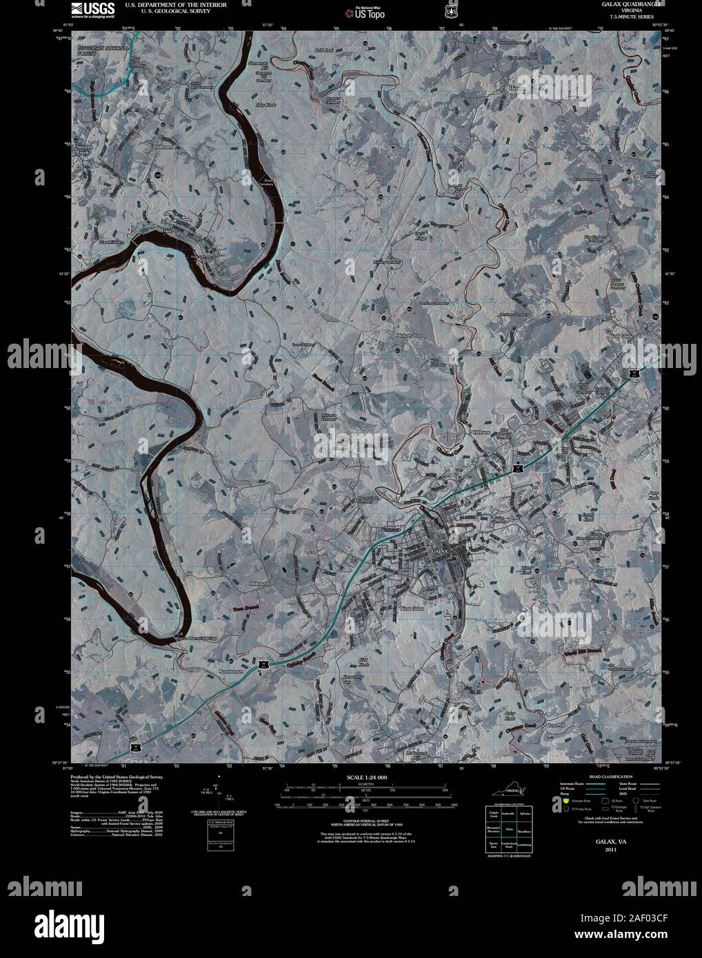 Map of galax hi-res stock photography and images - Alamy