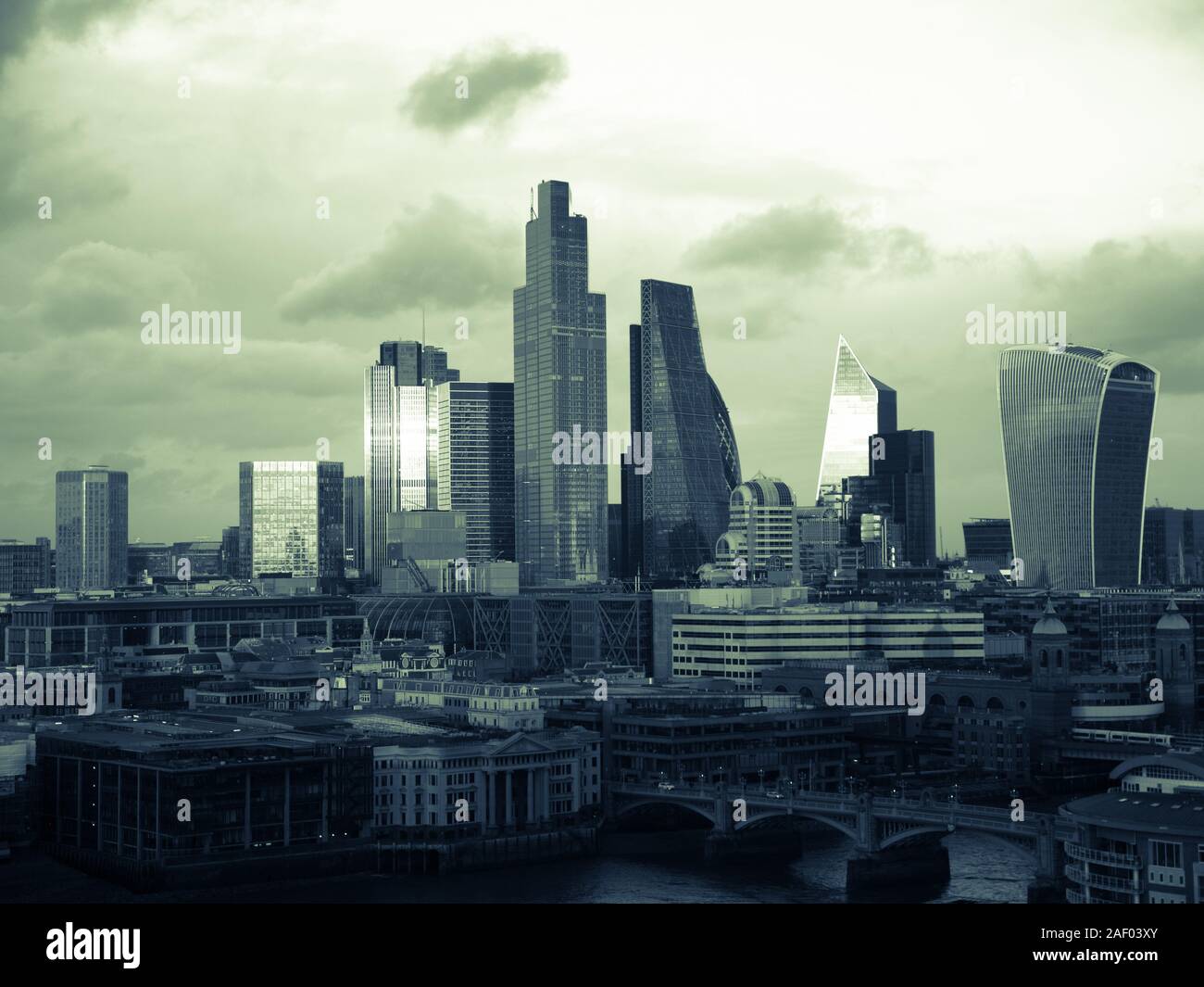 London skyline white city hi-res stock photography and images - Alamy