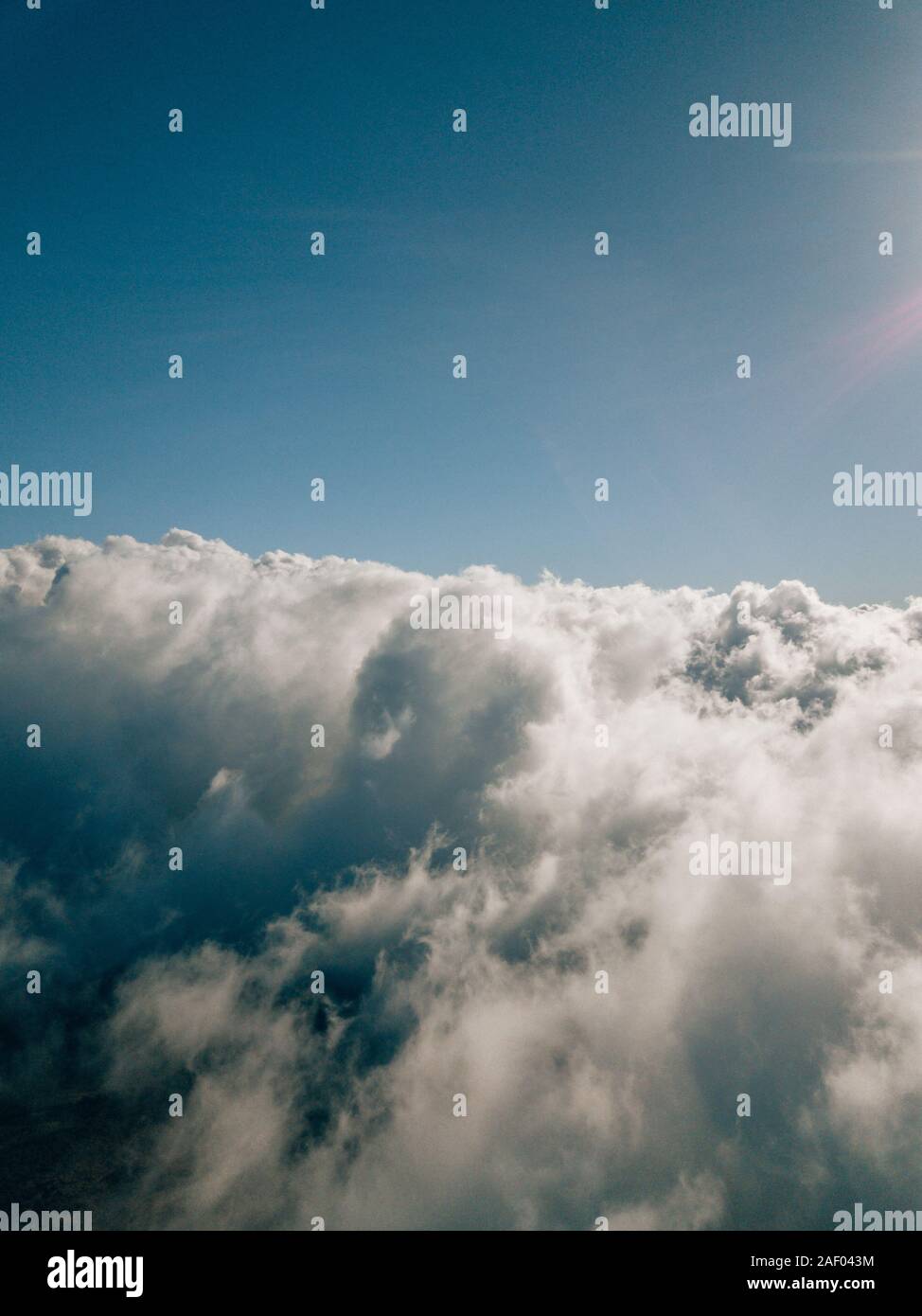 Fly over sunset above clouds hi-res stock photography and images - Alamy