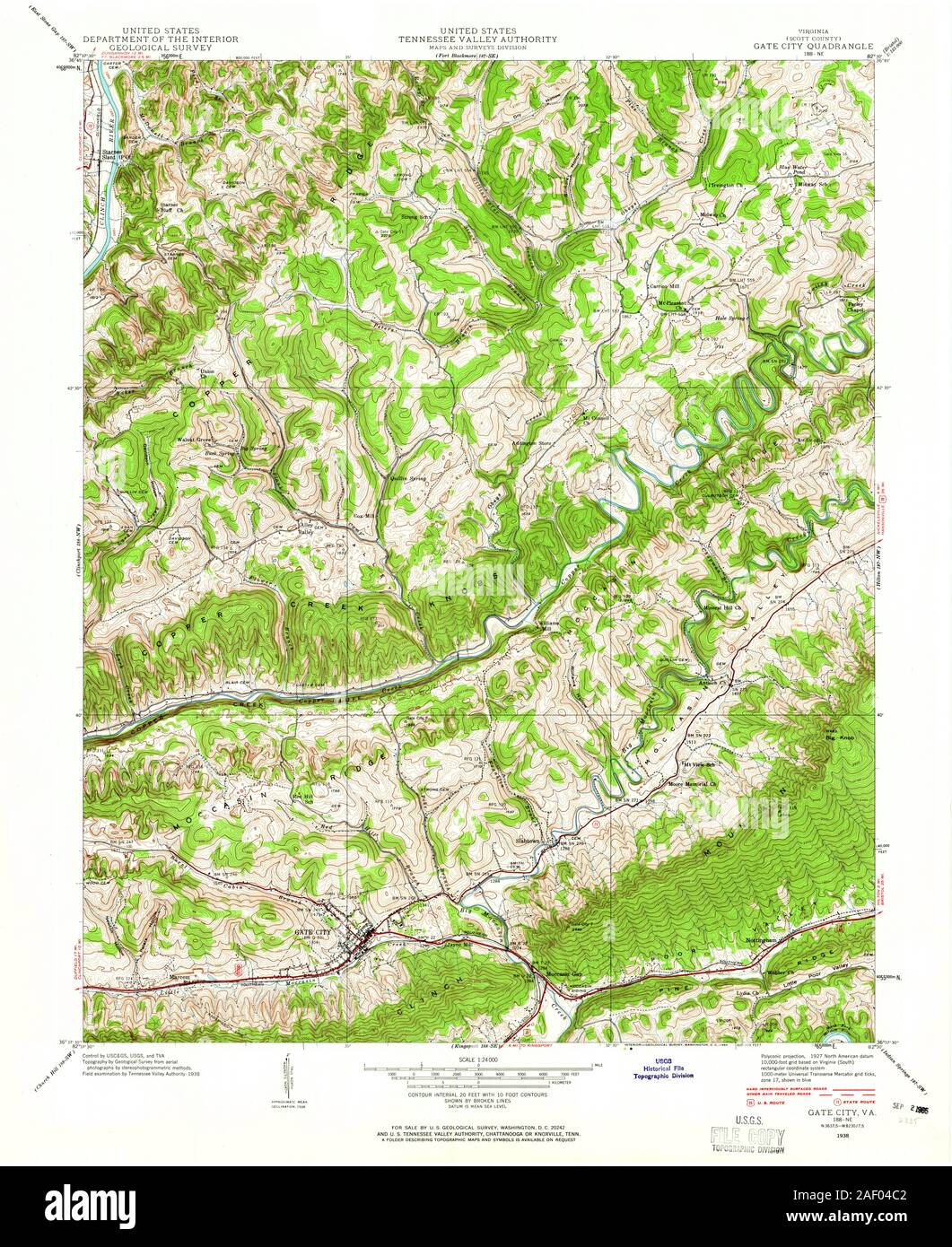 Map of gate city Cut Out Stock Images & Pictures - Alamy
