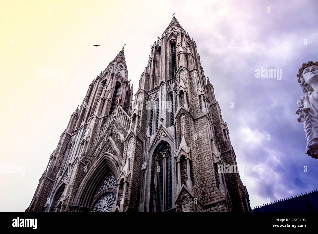 Dramatic shot of a Church Stock Photo - Alamy