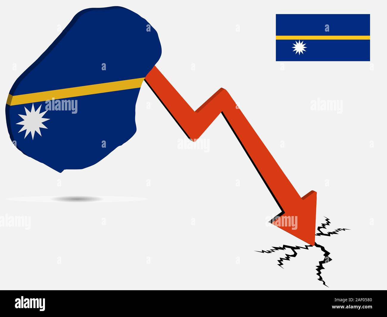 Nauru graph Stock Vector Images - Alamy