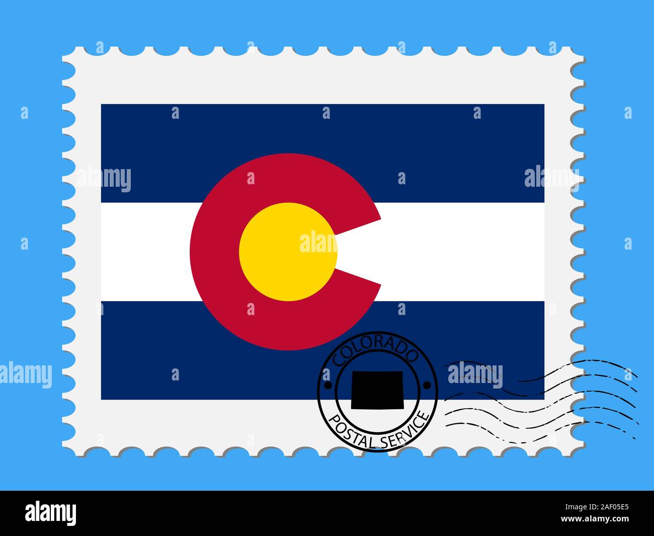 Vintage american postage stamp Stock Vector Images - Alamy