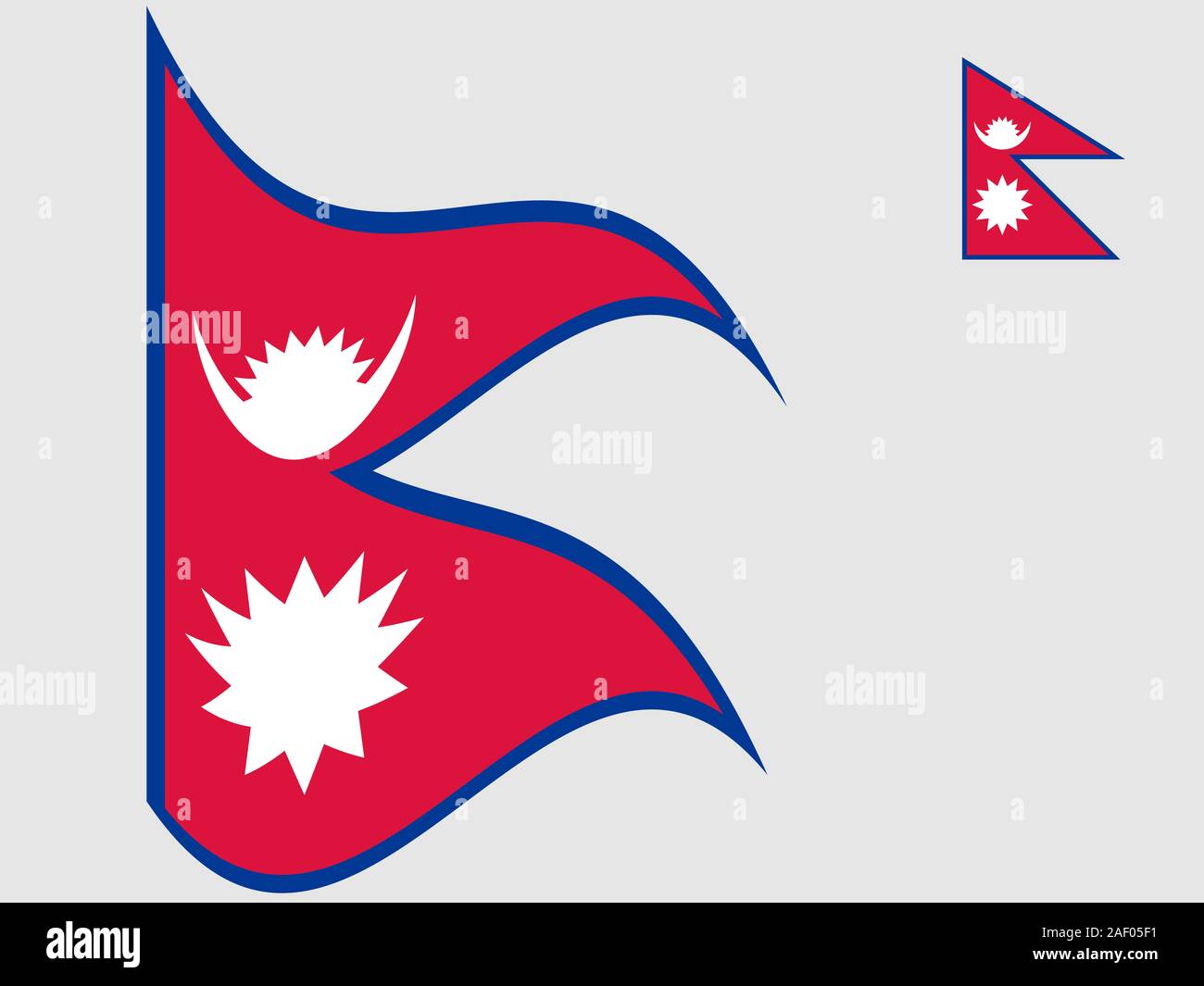 Nepali Flag Animated