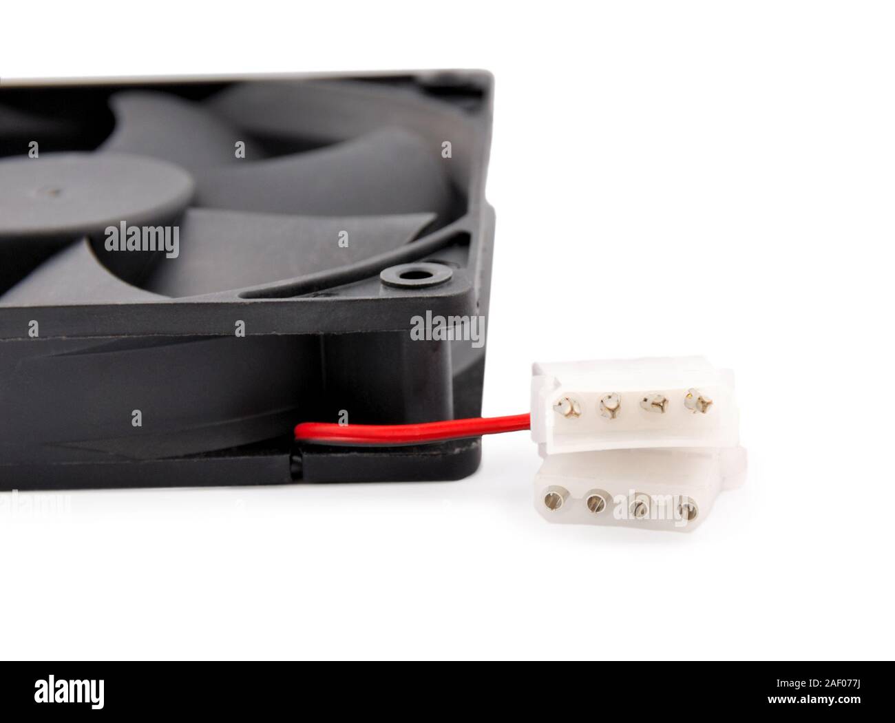 The computer fan isolated on white background Stock Photo - Alamy