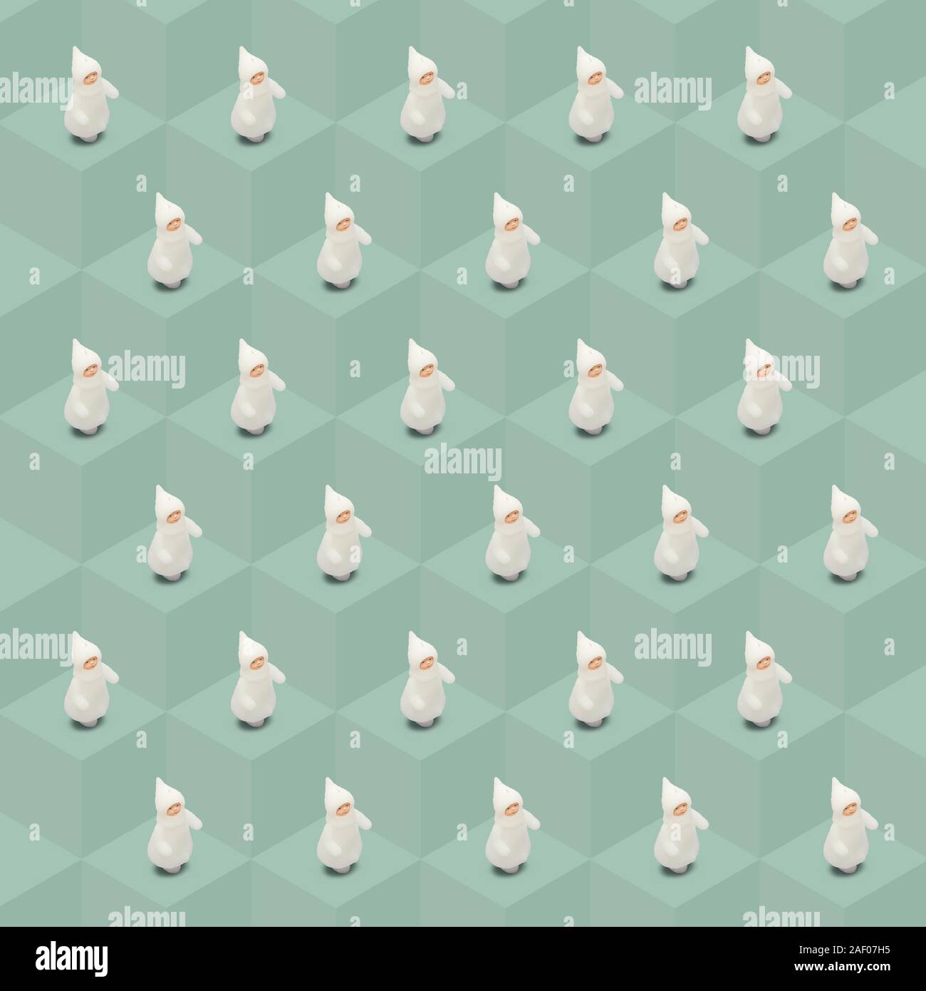Cute doll figure, winter, Christmas kids, pattern, tile background ...