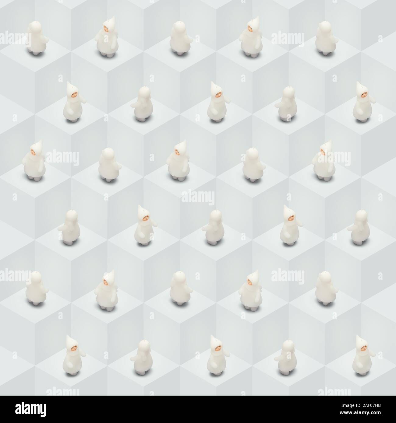 Cute doll figure, winter, Christmas kids, pattern, tile background ...