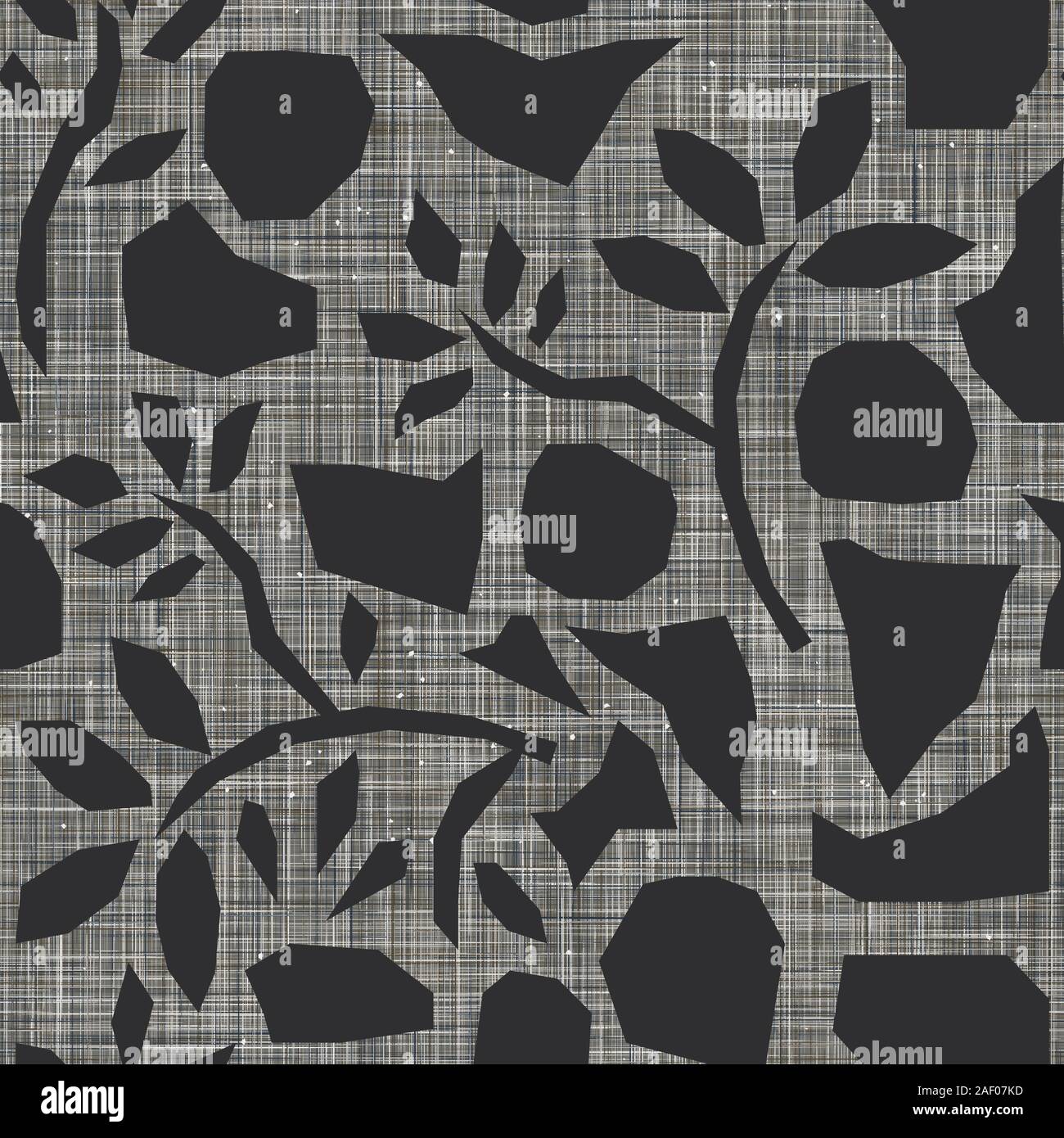 Cut out shapes on linen texture seamless pattern Stock Vector Image ...