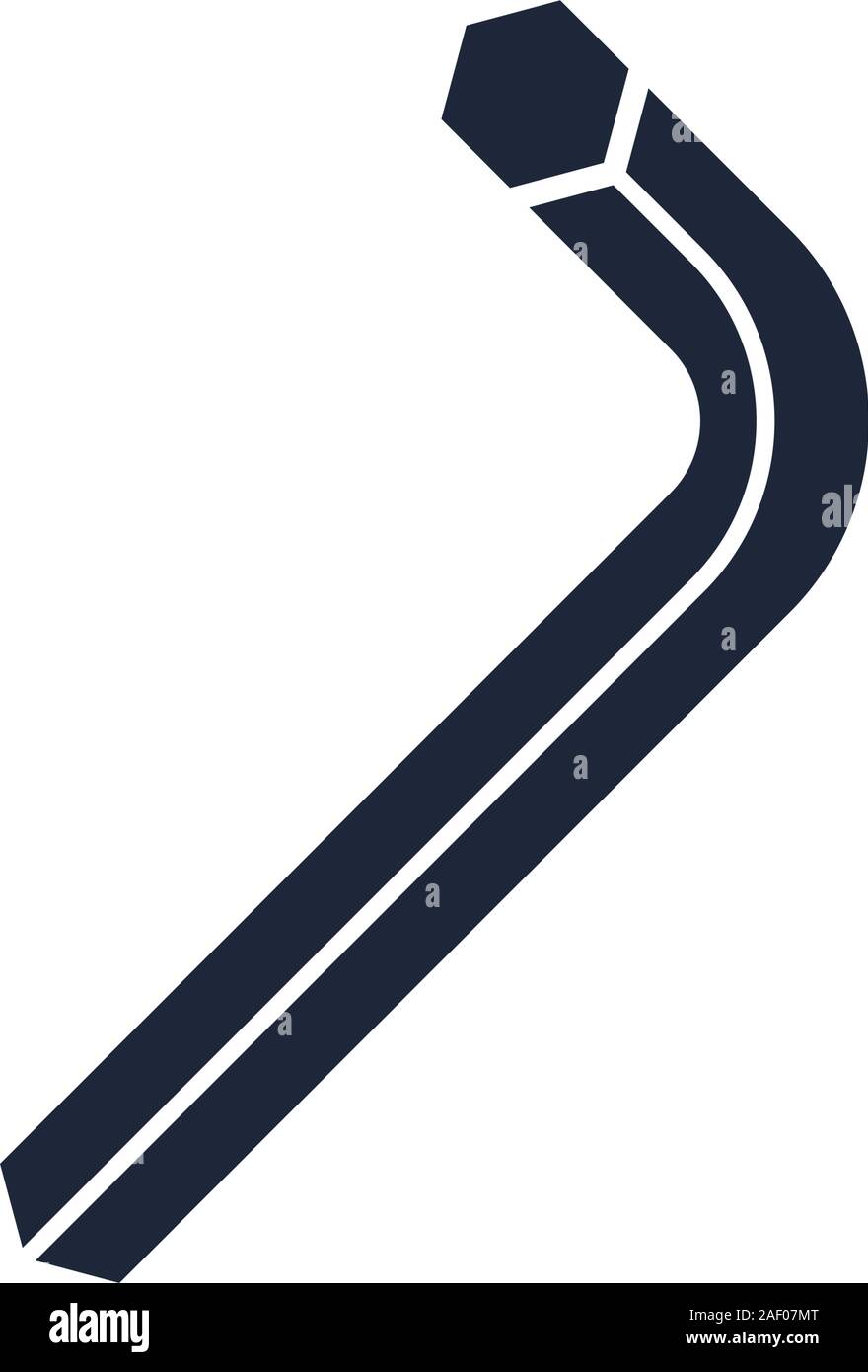 Bristol key mechanic tool flat icon Stock Vector Image & Art - Alamy