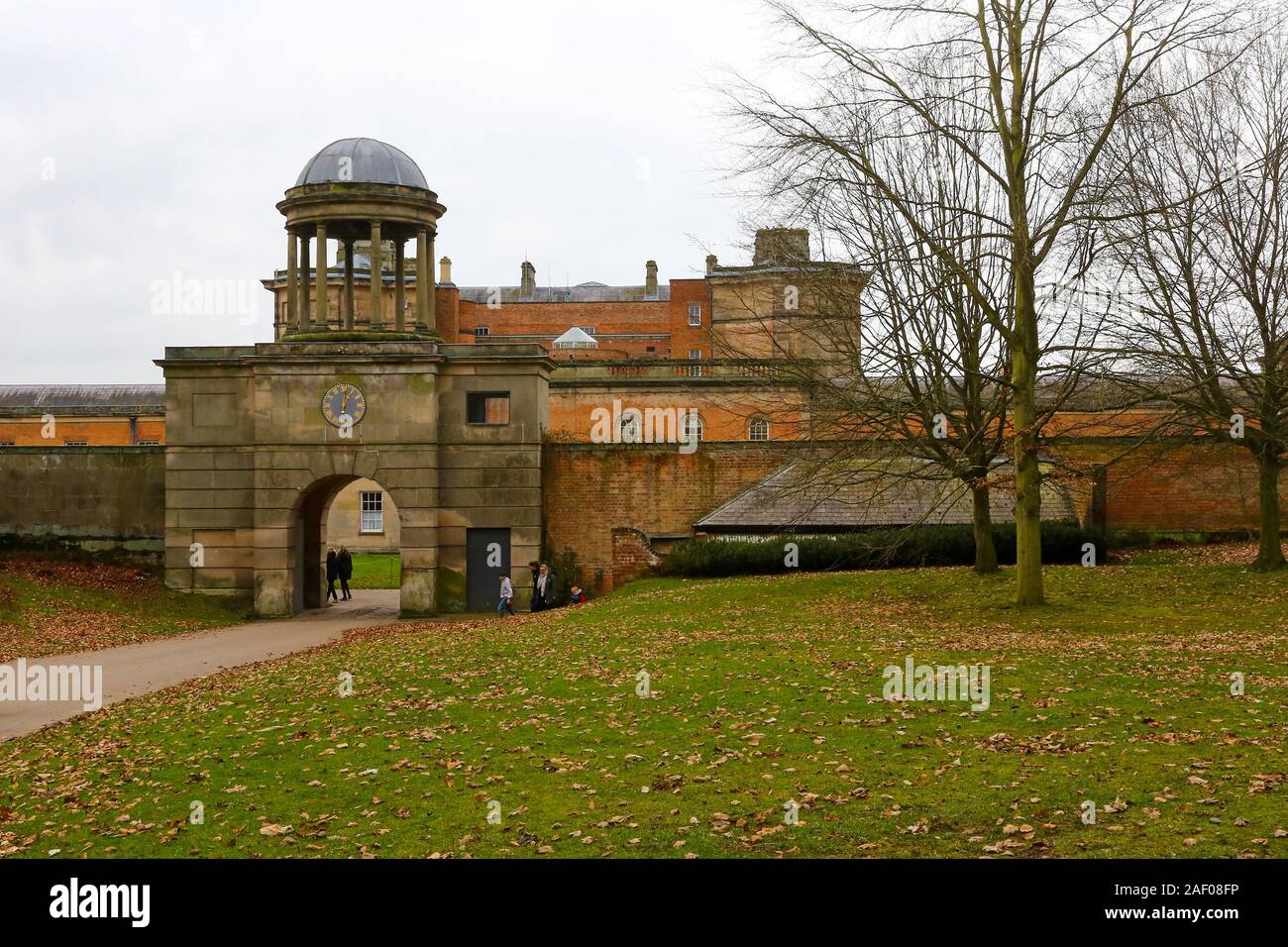 The Clock Tower with a cupola on top at Attingham Park, Shropshire ...