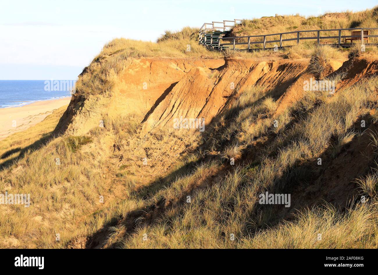 The Red Cliff near Kampen, Sylt, Germany, Europe Stock Photo - Alamy
