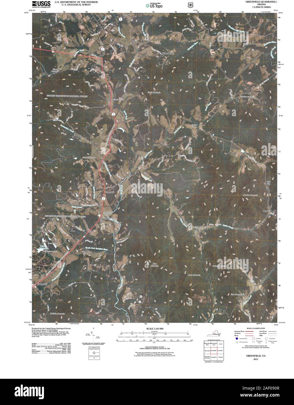 Greenfield map Cut Out Stock Images & Pictures - Alamy