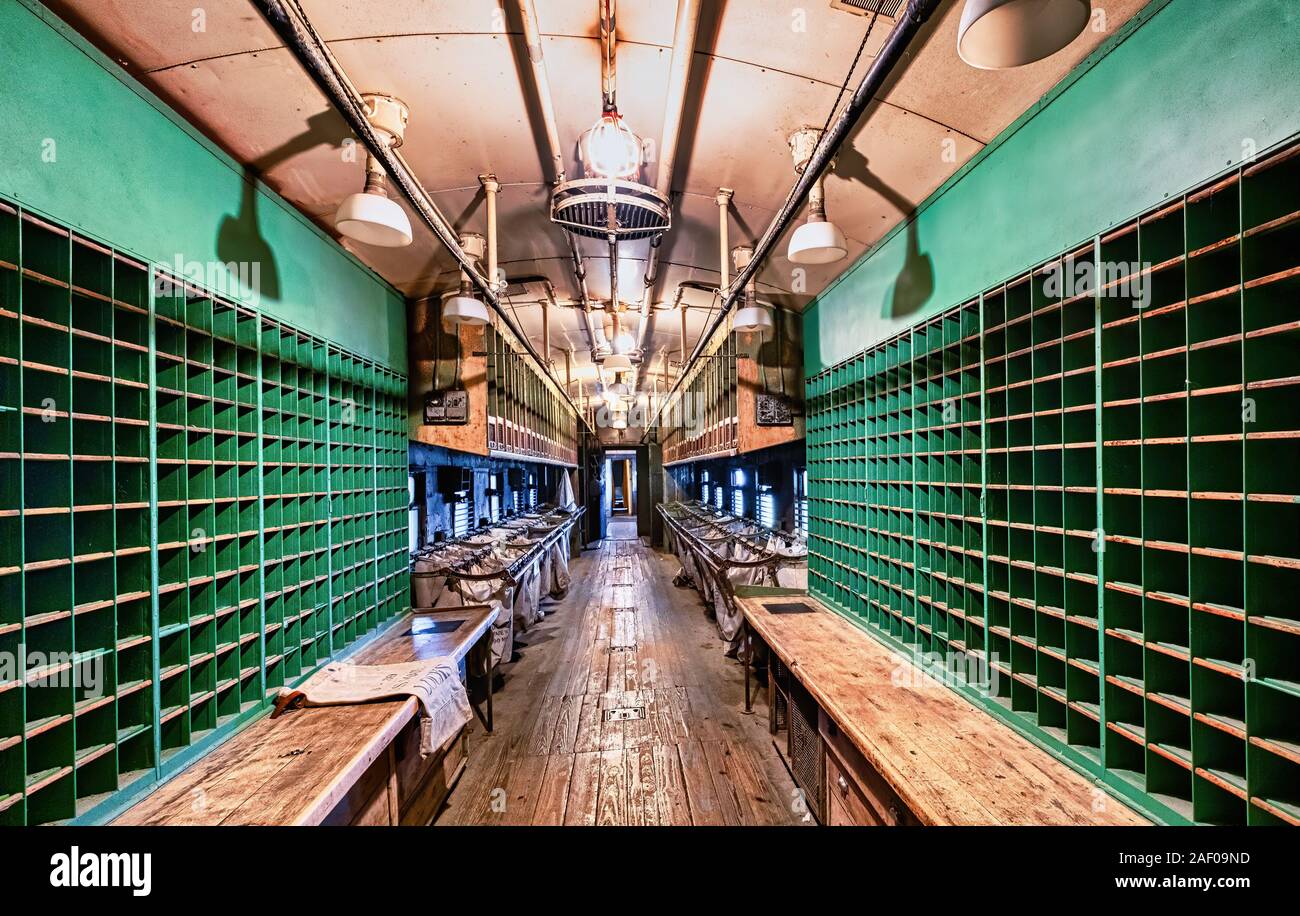 Historical railway mail car hi-res stock photography and images - Alamy