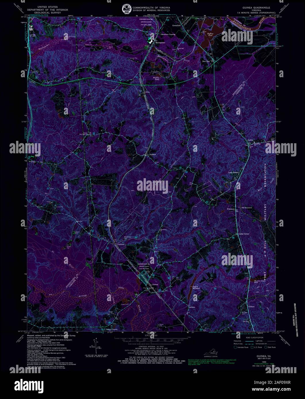 VA Guinea 185245 1966 24000 Inverted Stock Photo - Alamy