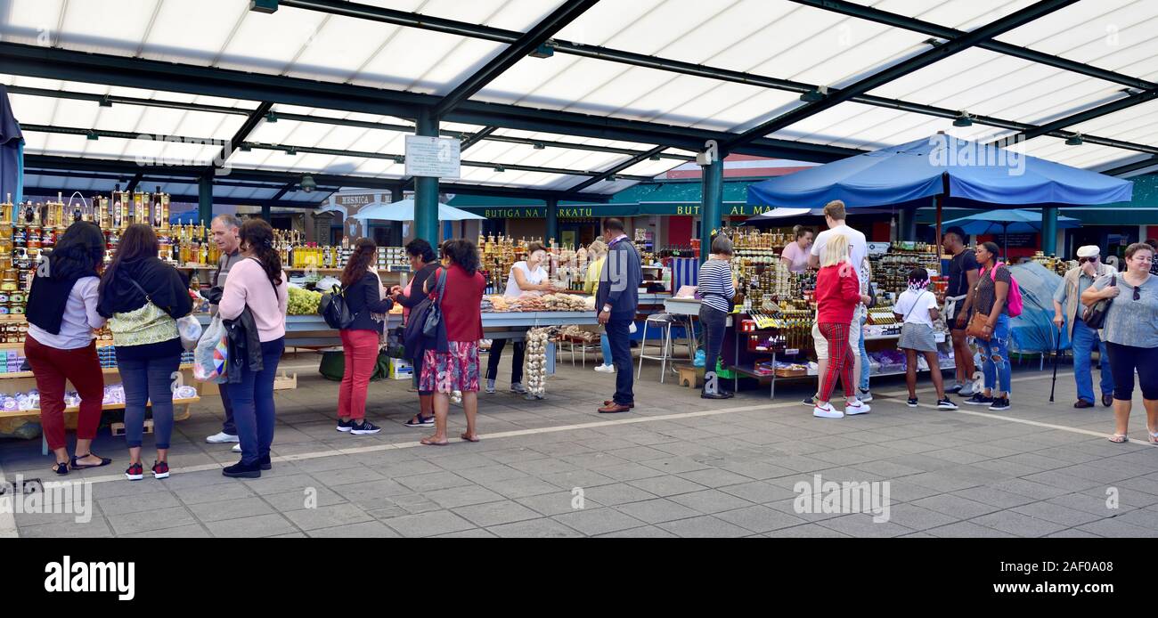 Market shopping in rovinj croatia hi-res stock photography and images ...