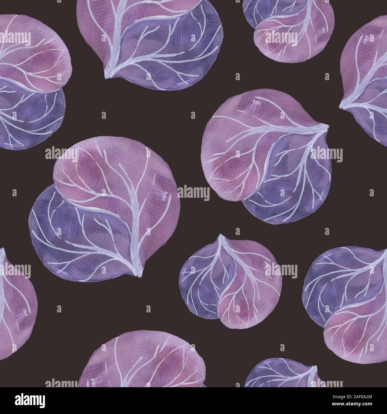 Colored red cabbage in sketch style. illustration for your design Stock ...