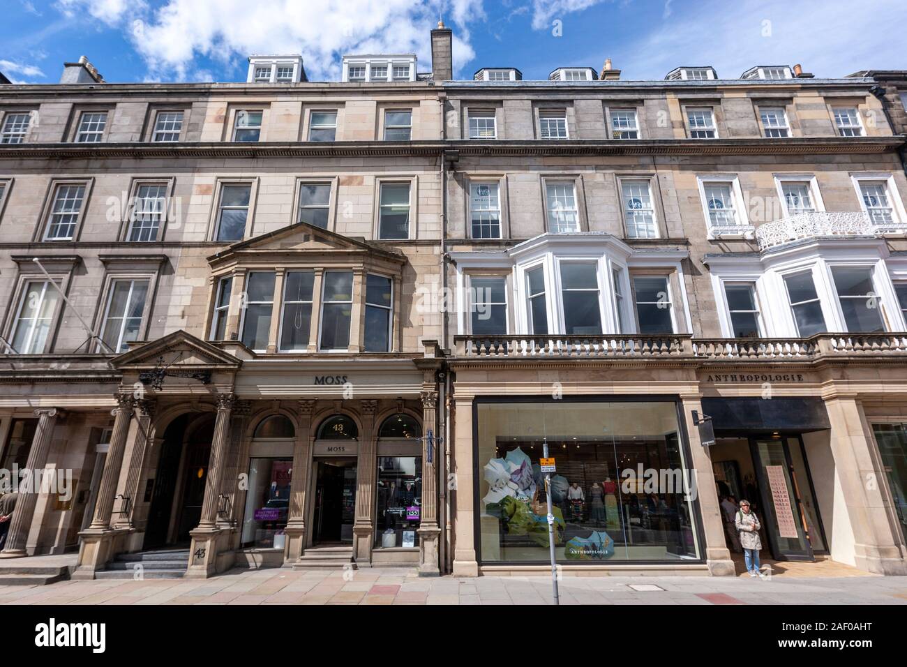 Anthropologie, George St, Edinburgh, Scotland, UK Stock Photo - Alamy