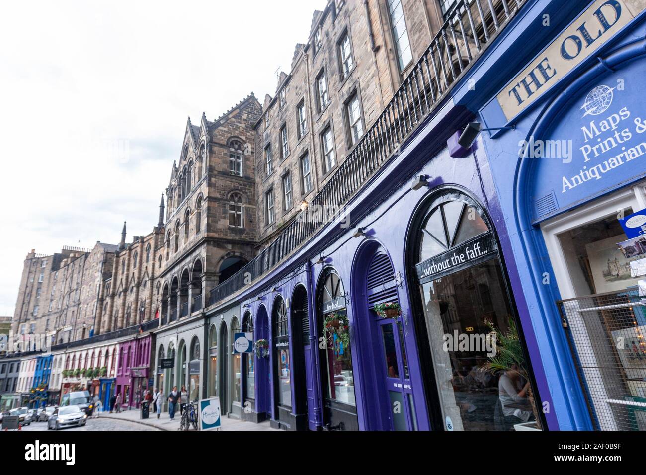 Colourful shops in victoria terrace hi-res stock photography and images ...