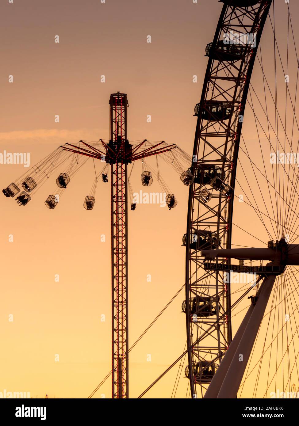 UK, England, London, Millenium Wheel Starflyer Stock Photo - Alamy