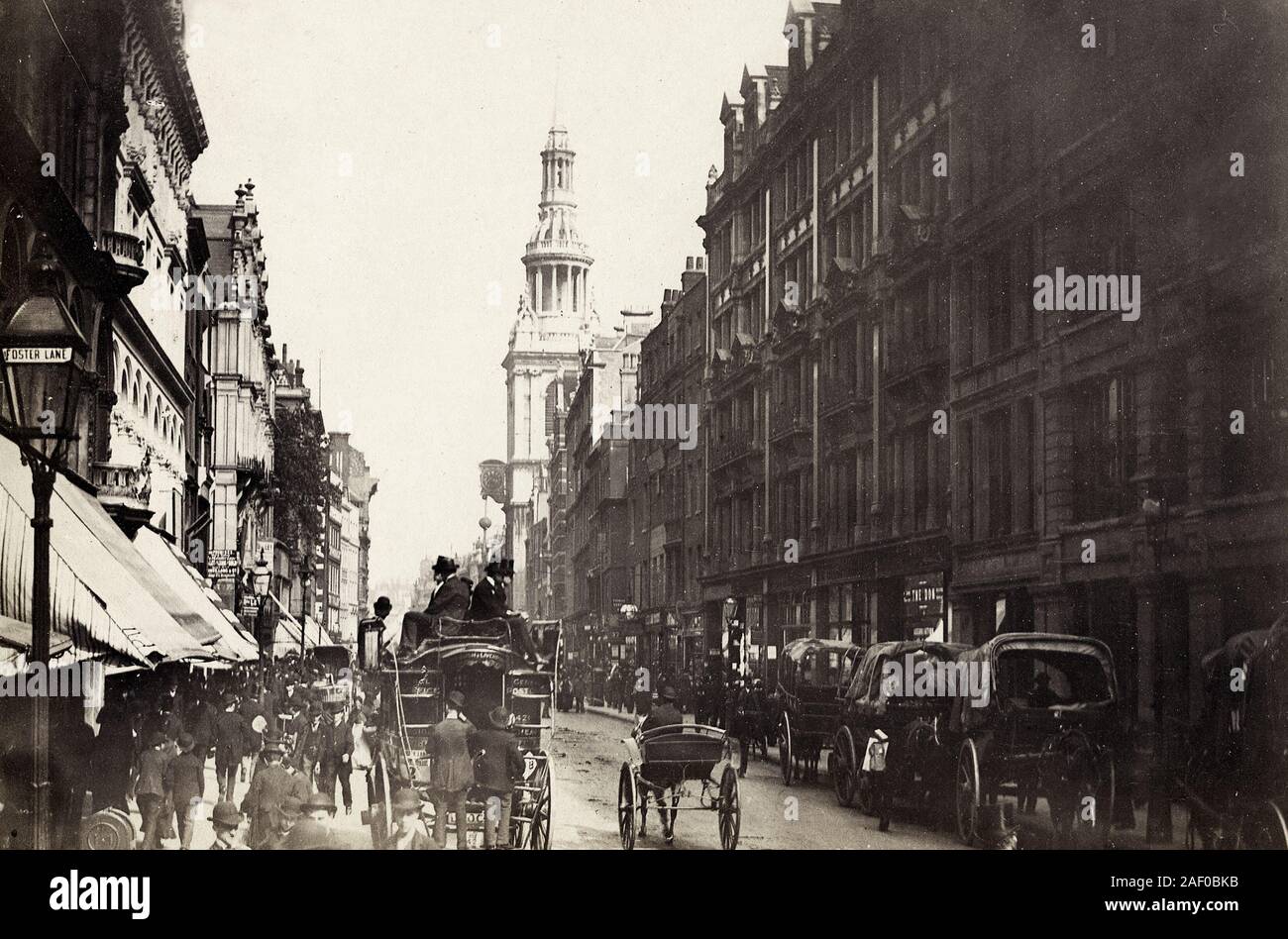 Cheapside london 19th century hi-res stock photography and images - Alamy
