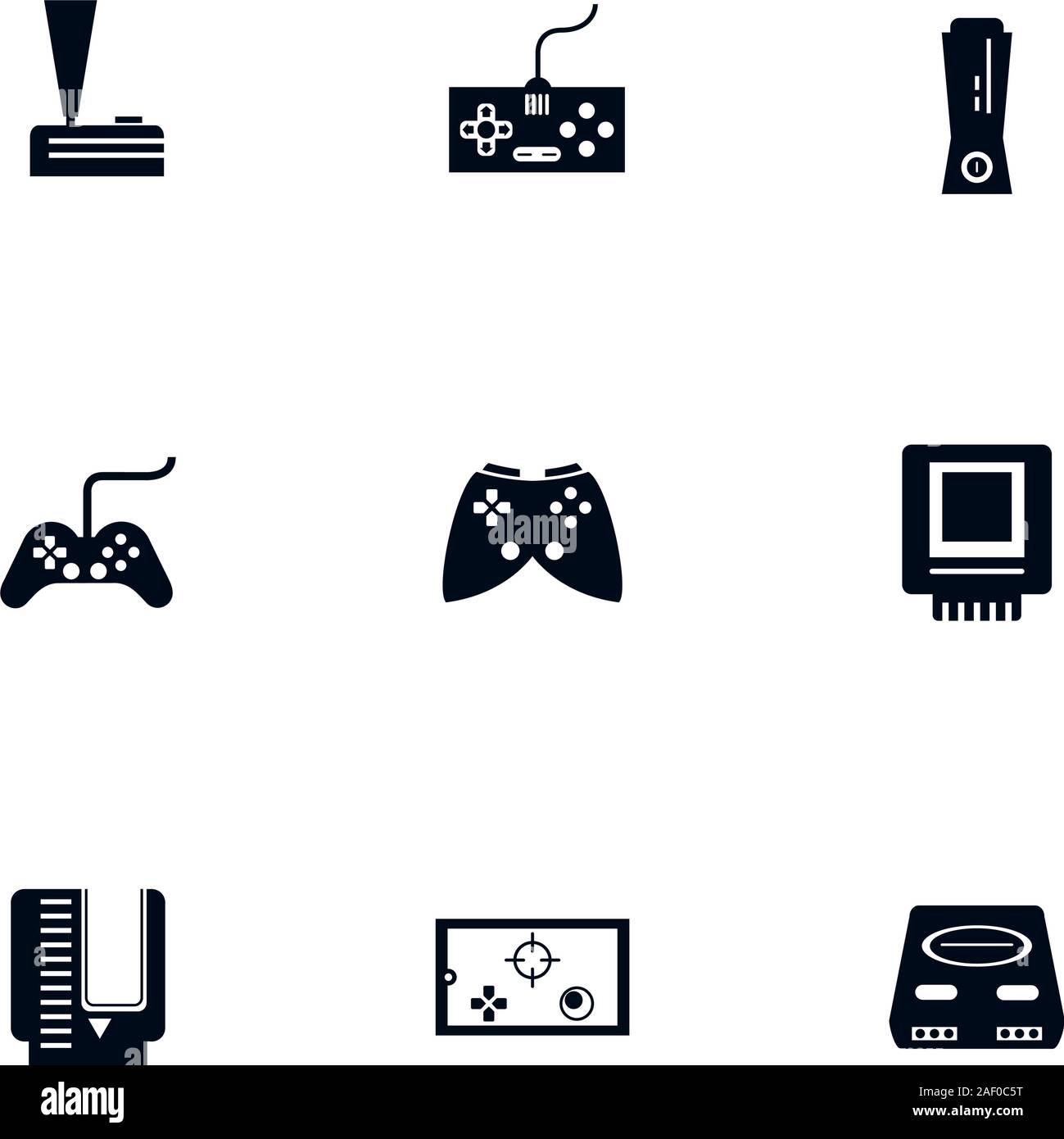 bundle of video game icons Stock Vector Image & Art - Alamy