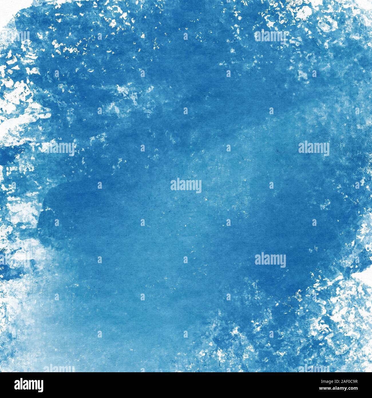 Blue water mark paint ink on White textured background Stock Photo - Alamy
