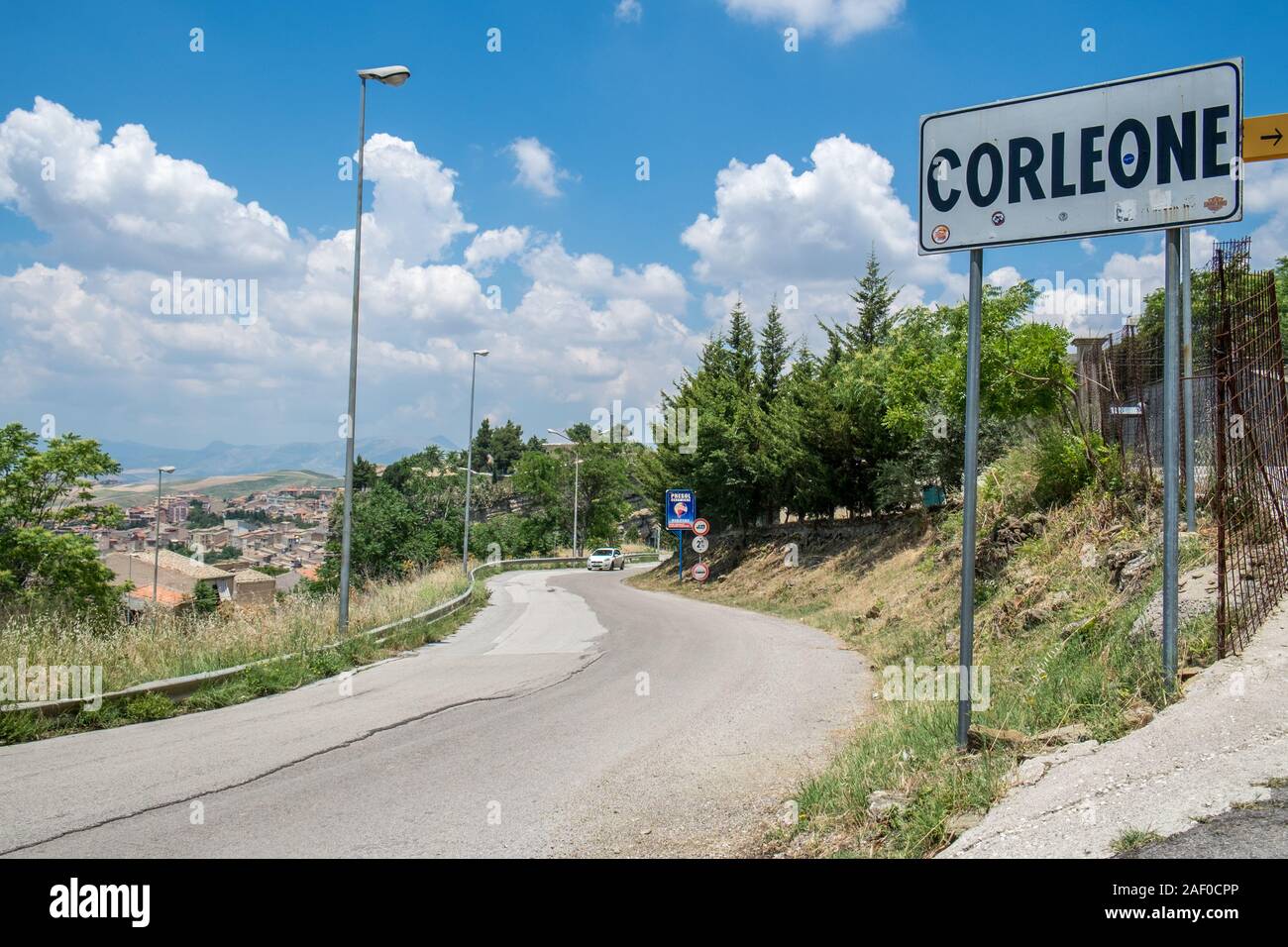 Corleone is a town in Sicily that became famous after the novels by ...